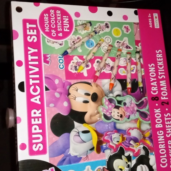Disney | Other | Mini Super Activity Set Crayons Coloring Books ...